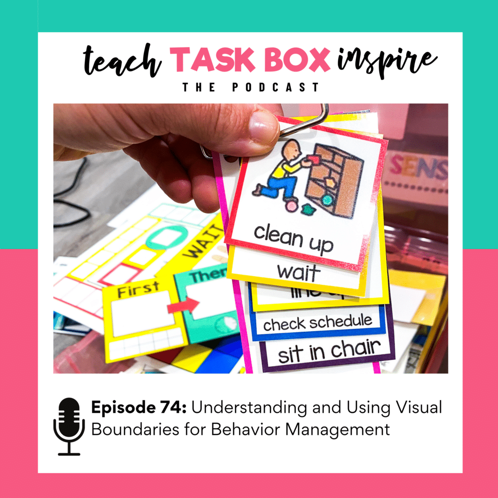 Visual boundaries for behavior management